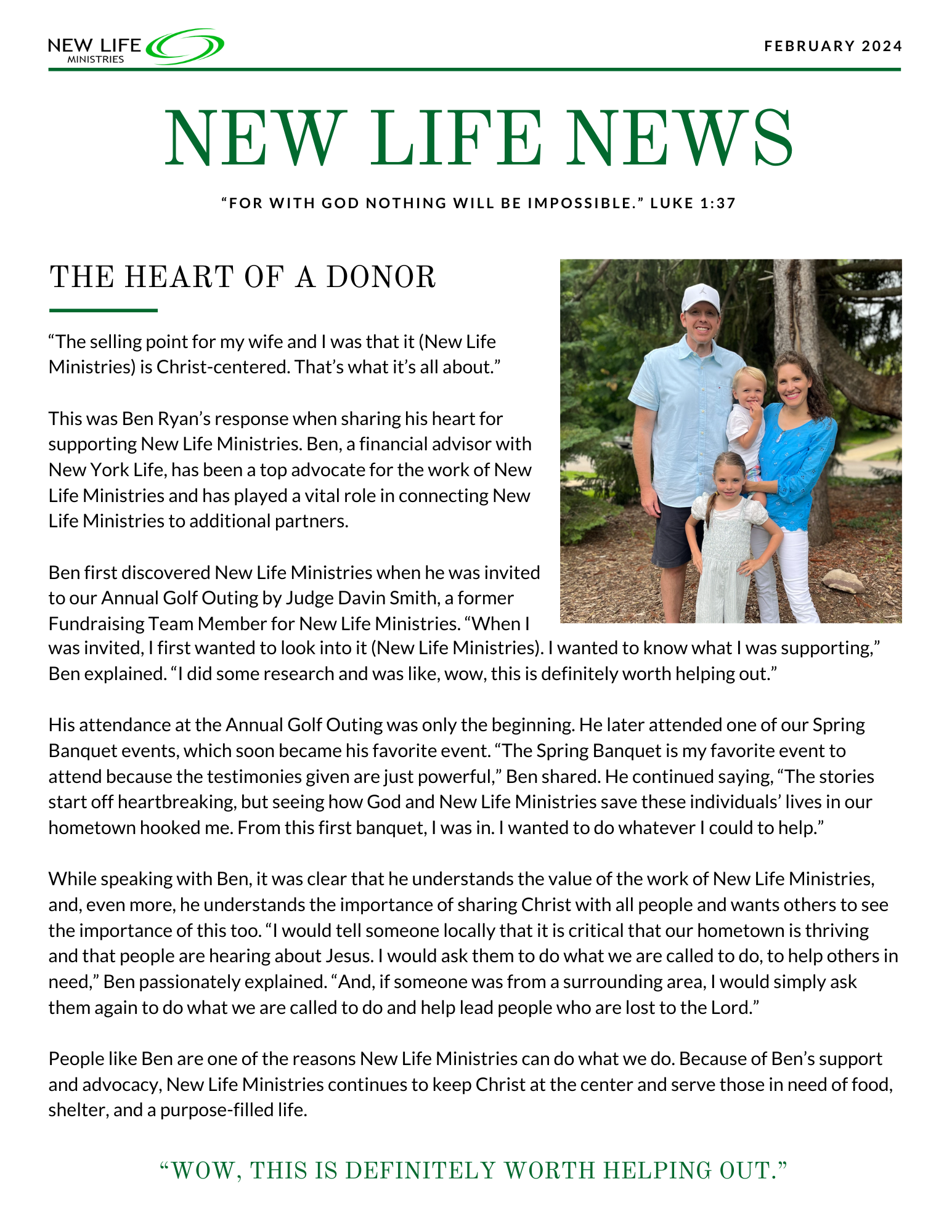 February 2024 - New Life Ministries