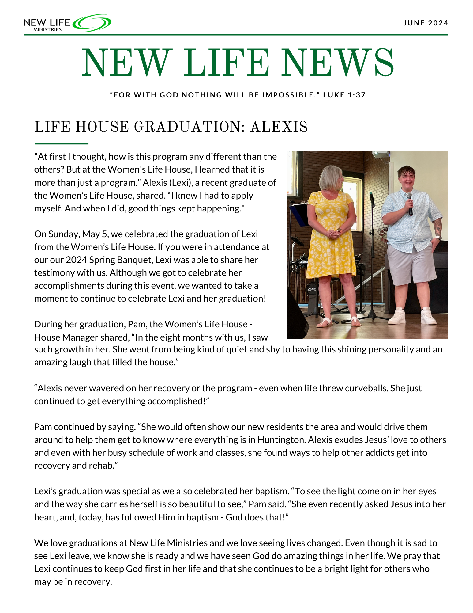 June 2024 - New Life Ministries
